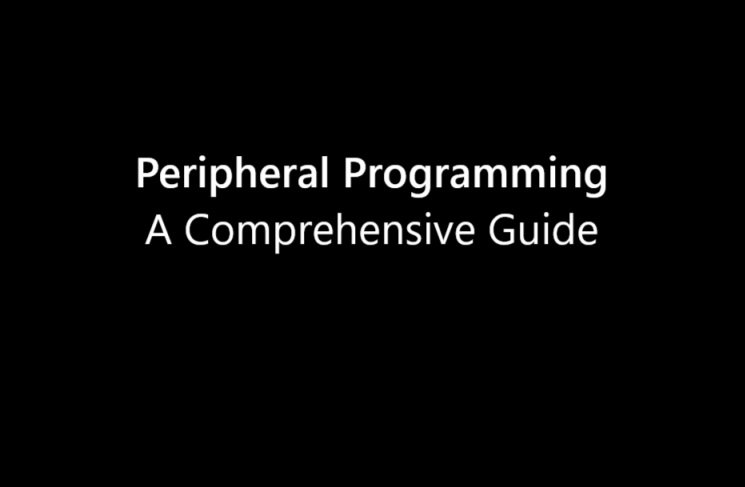 Peripheral Programming (UART, GPIO,ADC, SPI, I2C, etc) - IoTbyHVM