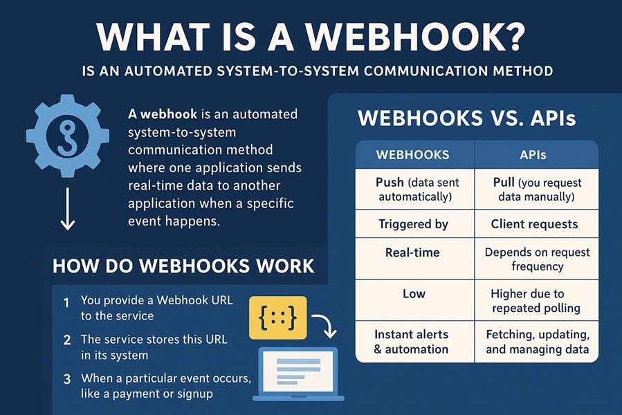 What is a Webhook? Webhooks vs APIs Explained